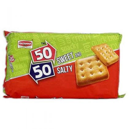 BRITANNIA 50-50 BISCUIT 50G – Bombay Spices
