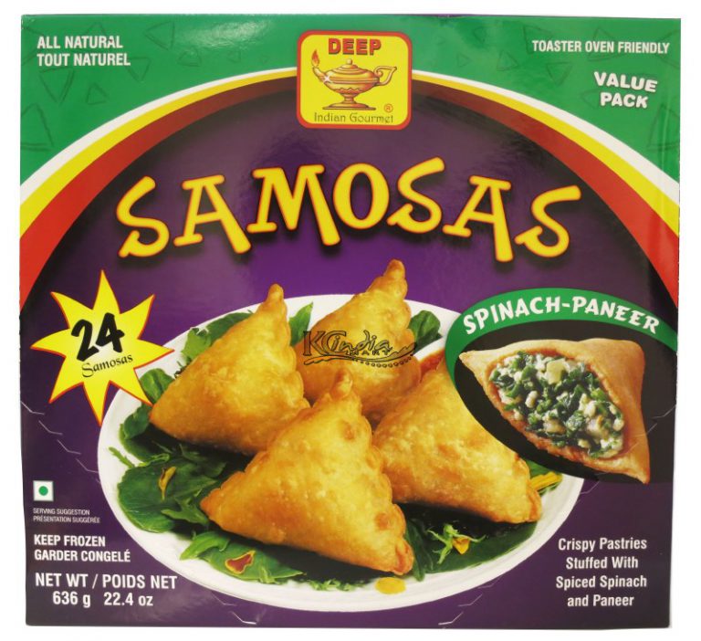 DEEP SPINACH PANEER SAMOSA – Bombay Spices