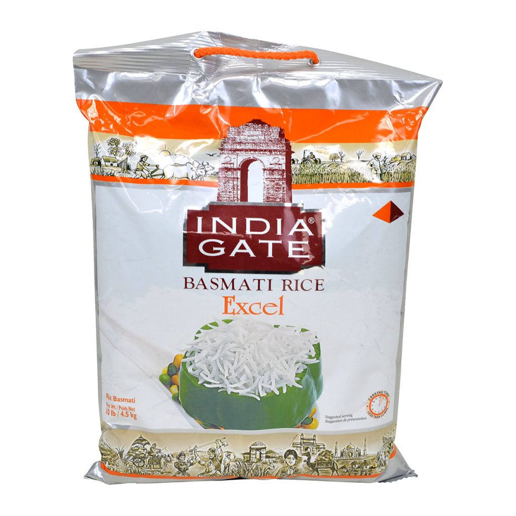 INDIA GATE EXCEL BASMATI RICE 10LB – Bombay Spices