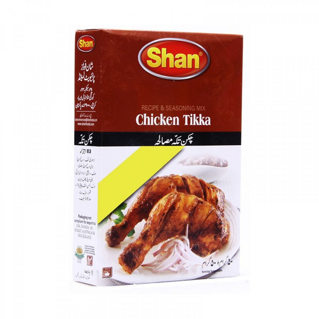 SHAN CHICKEN TIKKA 50G – Bombay Spices